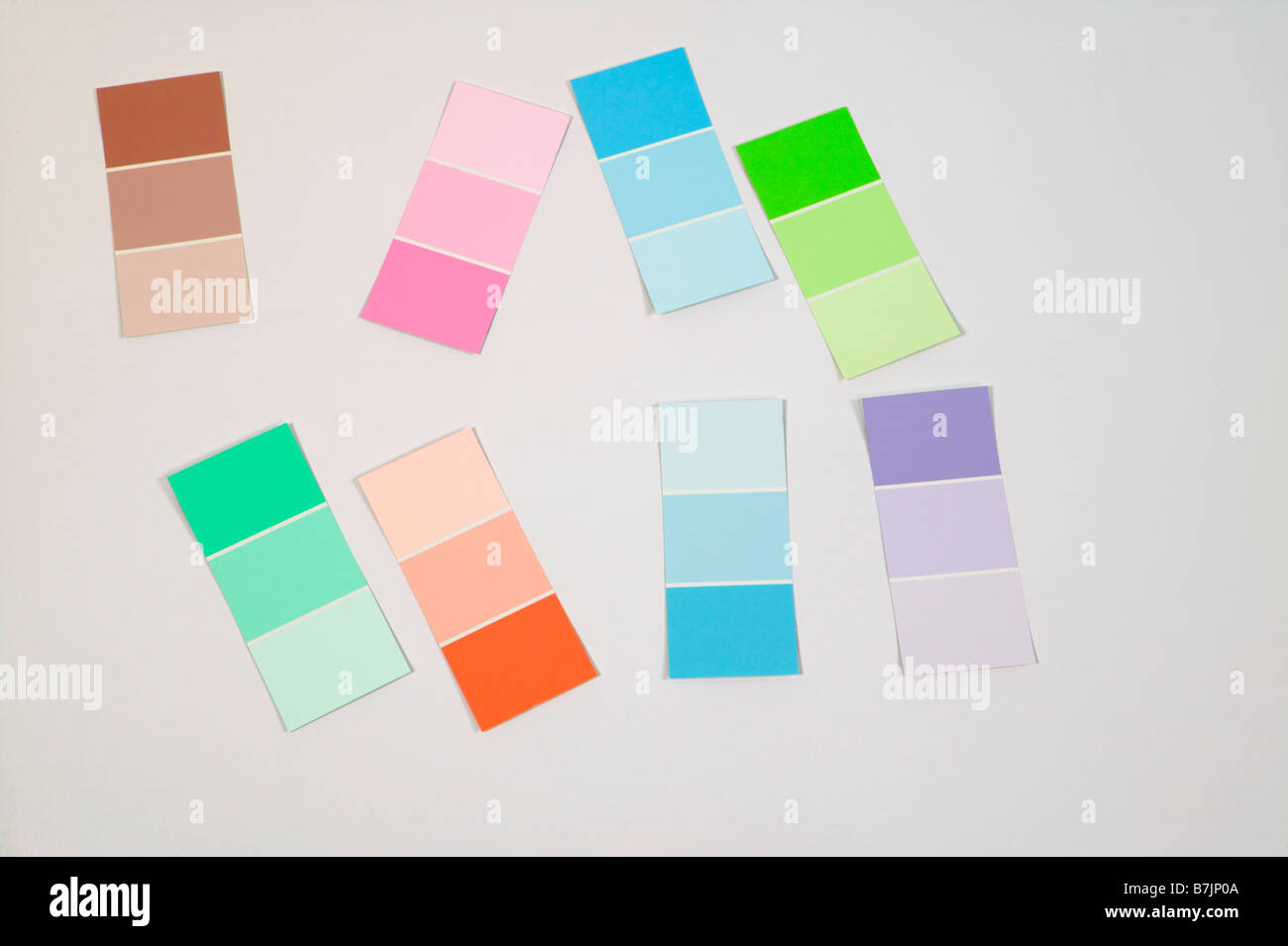 Color swatches cutout hi-res stock photography and images - Alamy