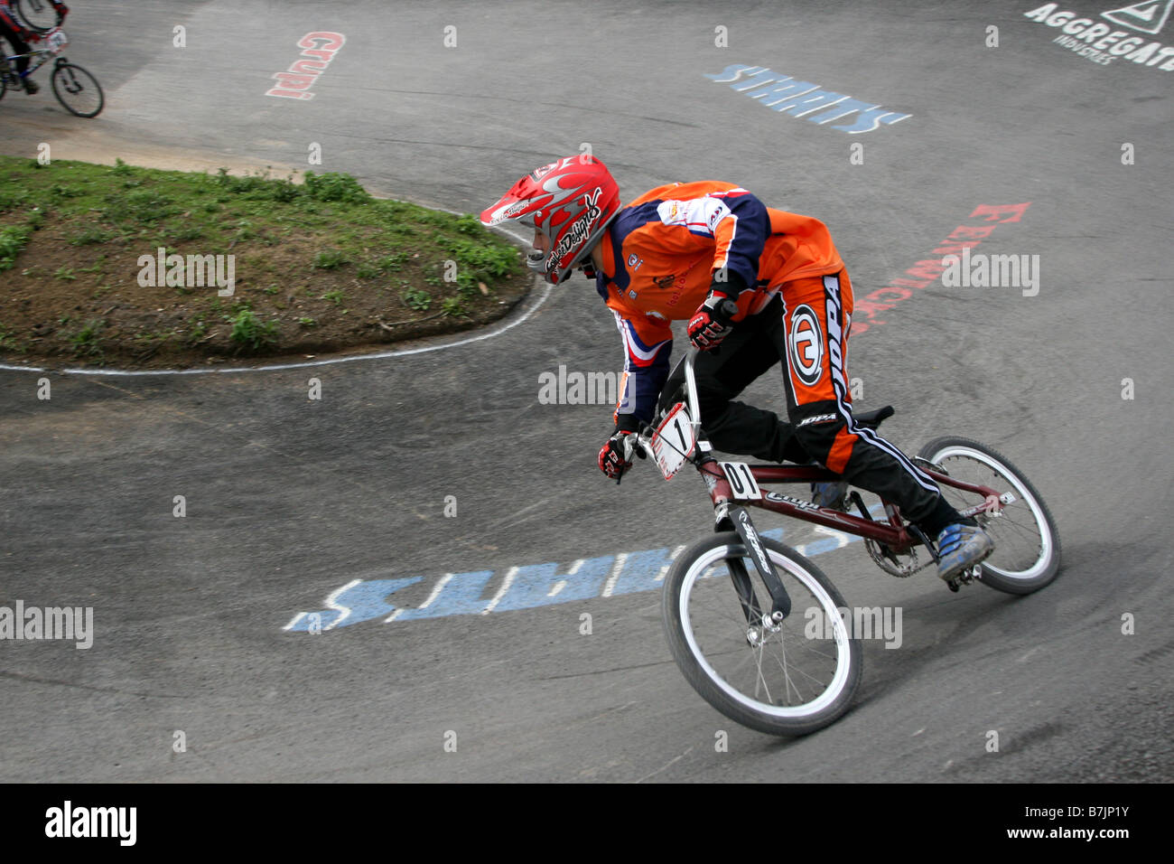 BMX championship racer Stock Photo - Alamy