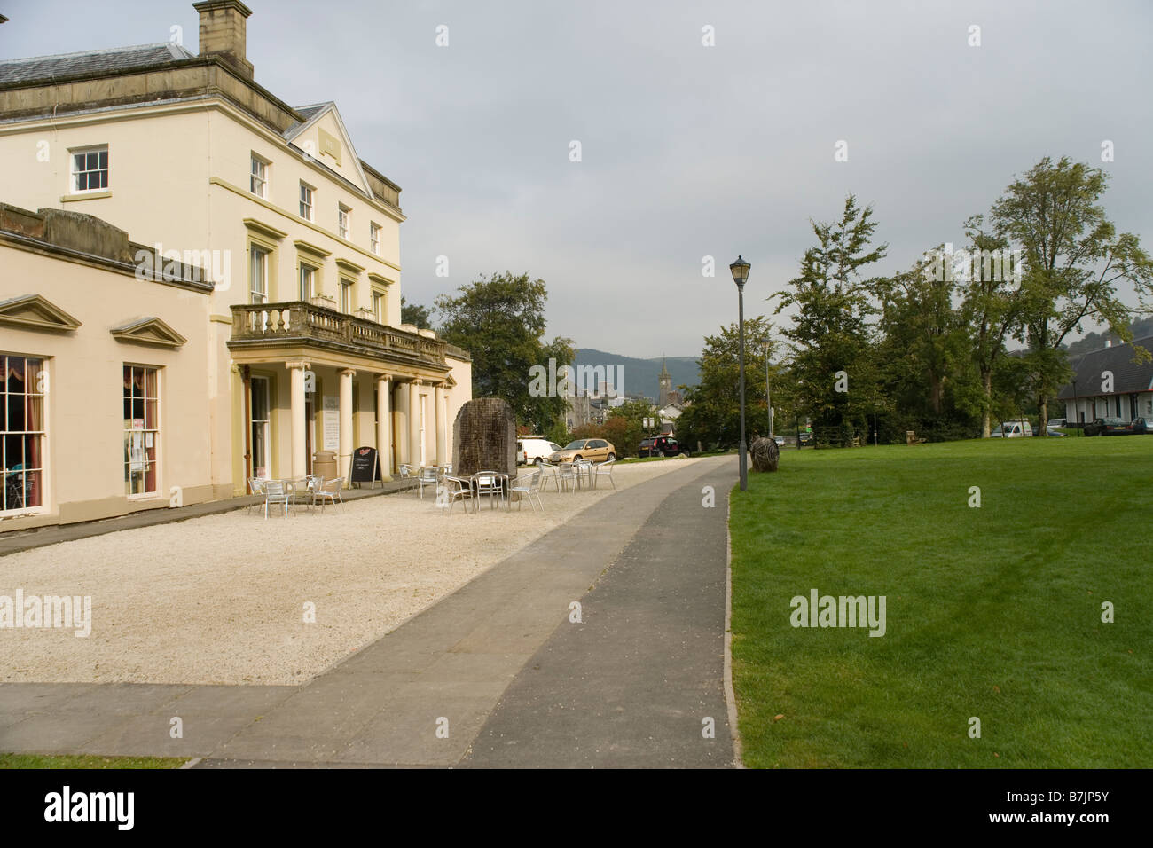 Y Plas Machynlleth formerly called Greenfields the town council offices ...