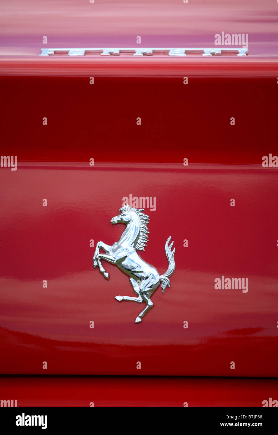 Rear badge of Ferrari 612 Scagletti Stock Photo - Alamy