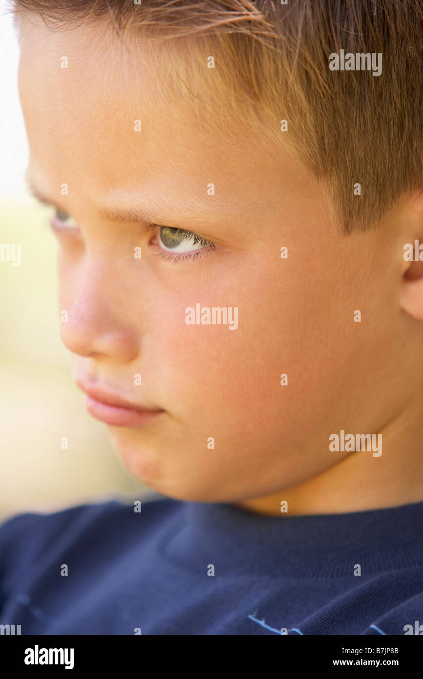 Portrait Of Boy Pouting Stock Photo - Alamy Portrait Of Boy Pouting Stock Photo - Alamy