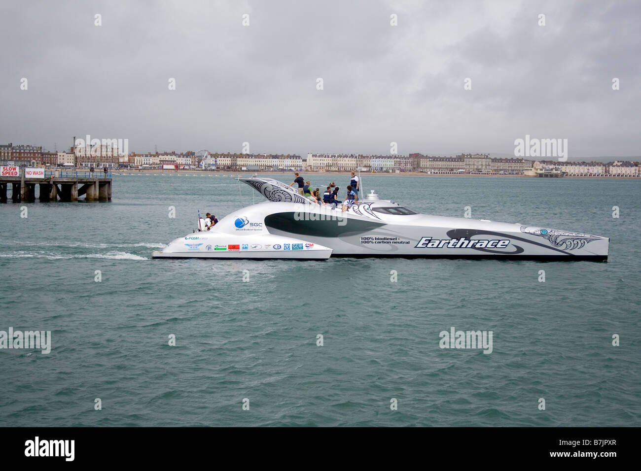 Earthrace boat hi-res stock photography and images - Alamy