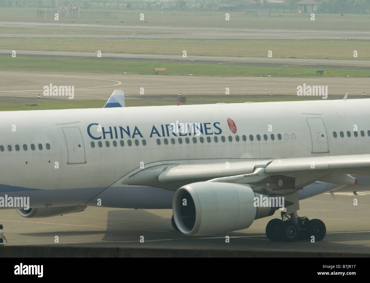 China airline plane on the runway at Jakarta airport Indonesia Stock ...