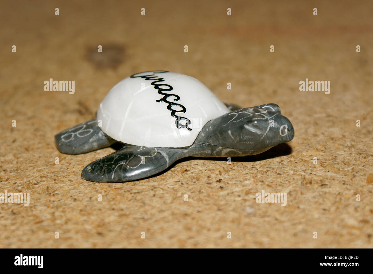 Fake Turtle, with the text Curacao on the back Stock Photo - Alamy