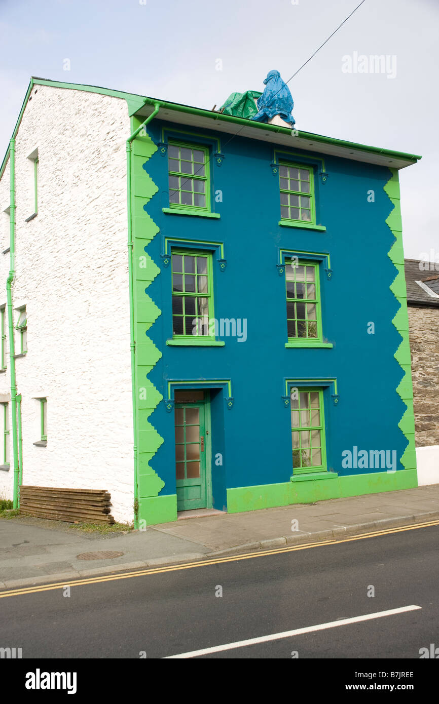 Old house in Machynlleth, North Wales Stock Photo - Alamy