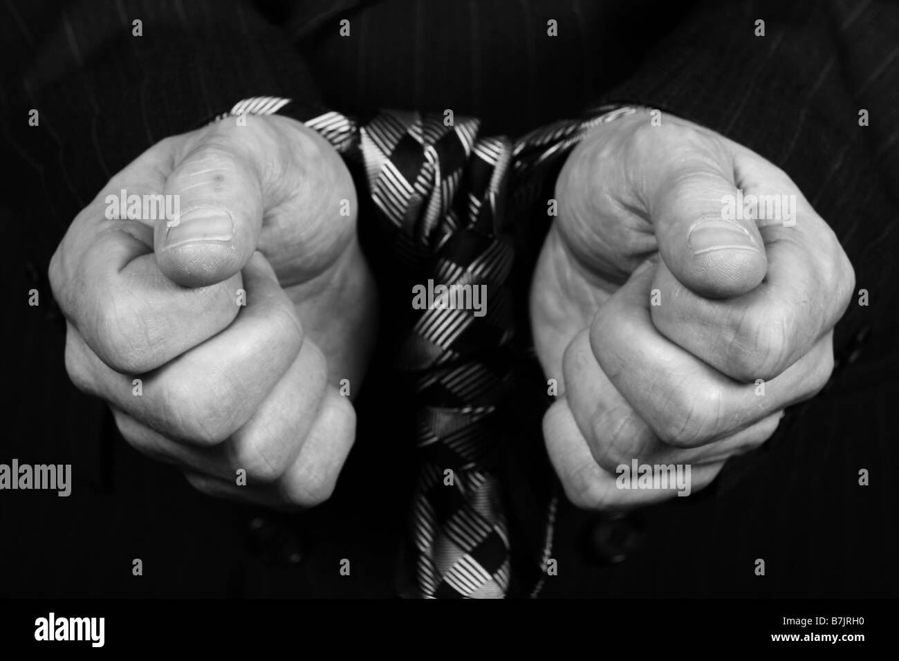 Crime hands tied hi-res stock photography and images - Alamy