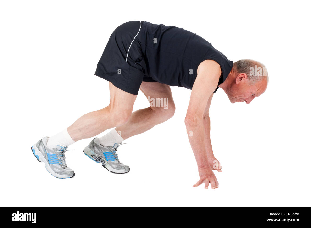 Senior man. Ready to start Stock Photo - Alamy