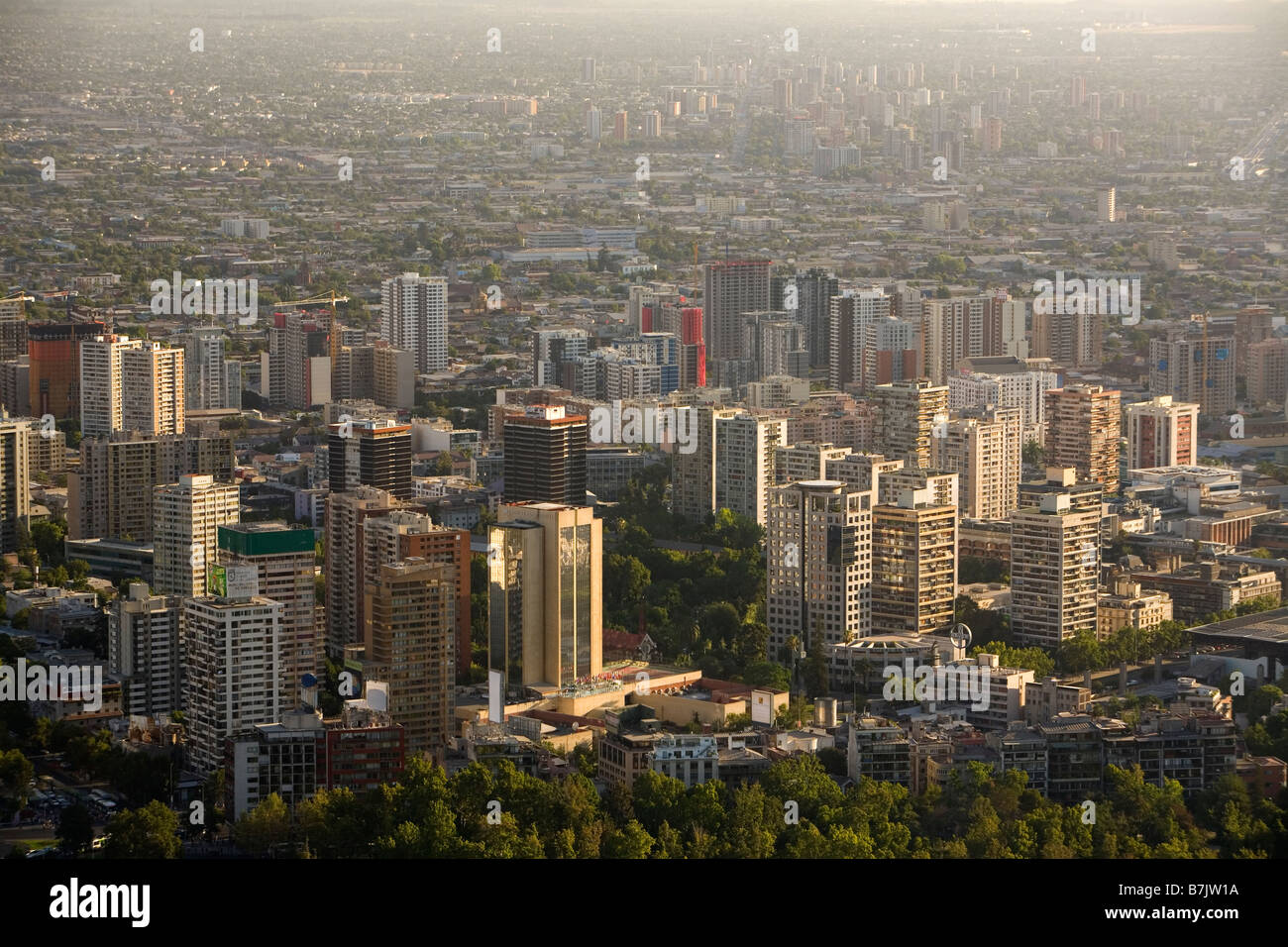 Santiago city view hi-res stock photography and images - Alamy