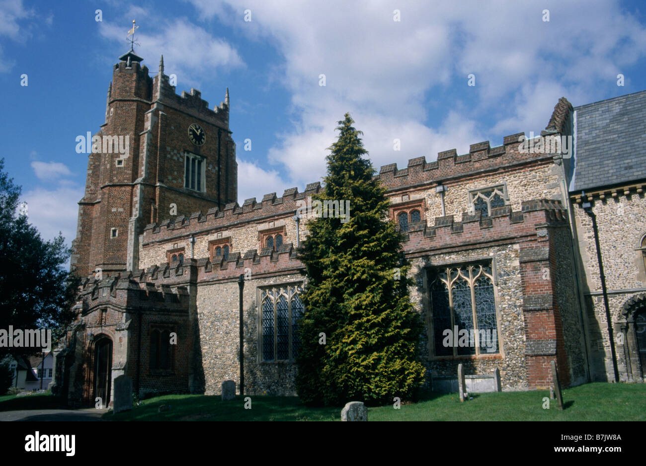St Nicholas parish church Brick stone construction Graveyard CASTLE ...
