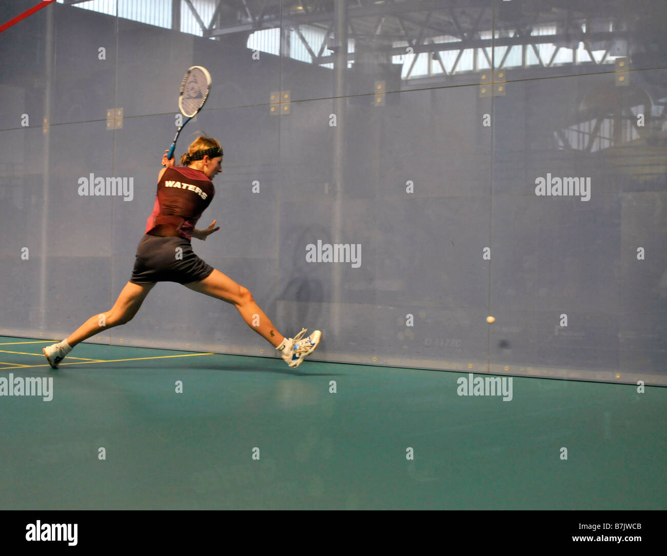 Alison Waters in the quarter-finals of the 2008 World Squash ...