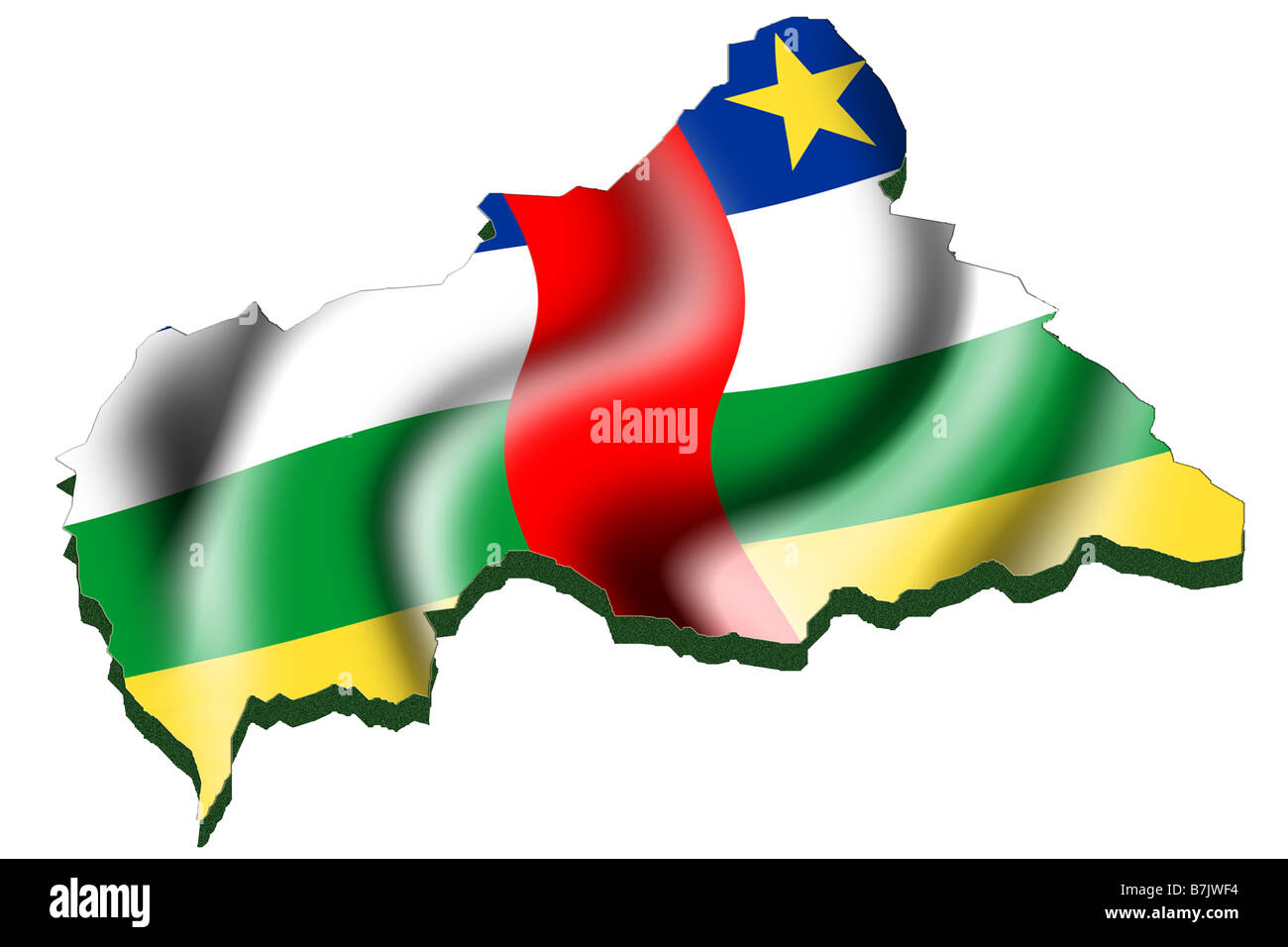 Map of central african hi-res stock photography and images - Alamy