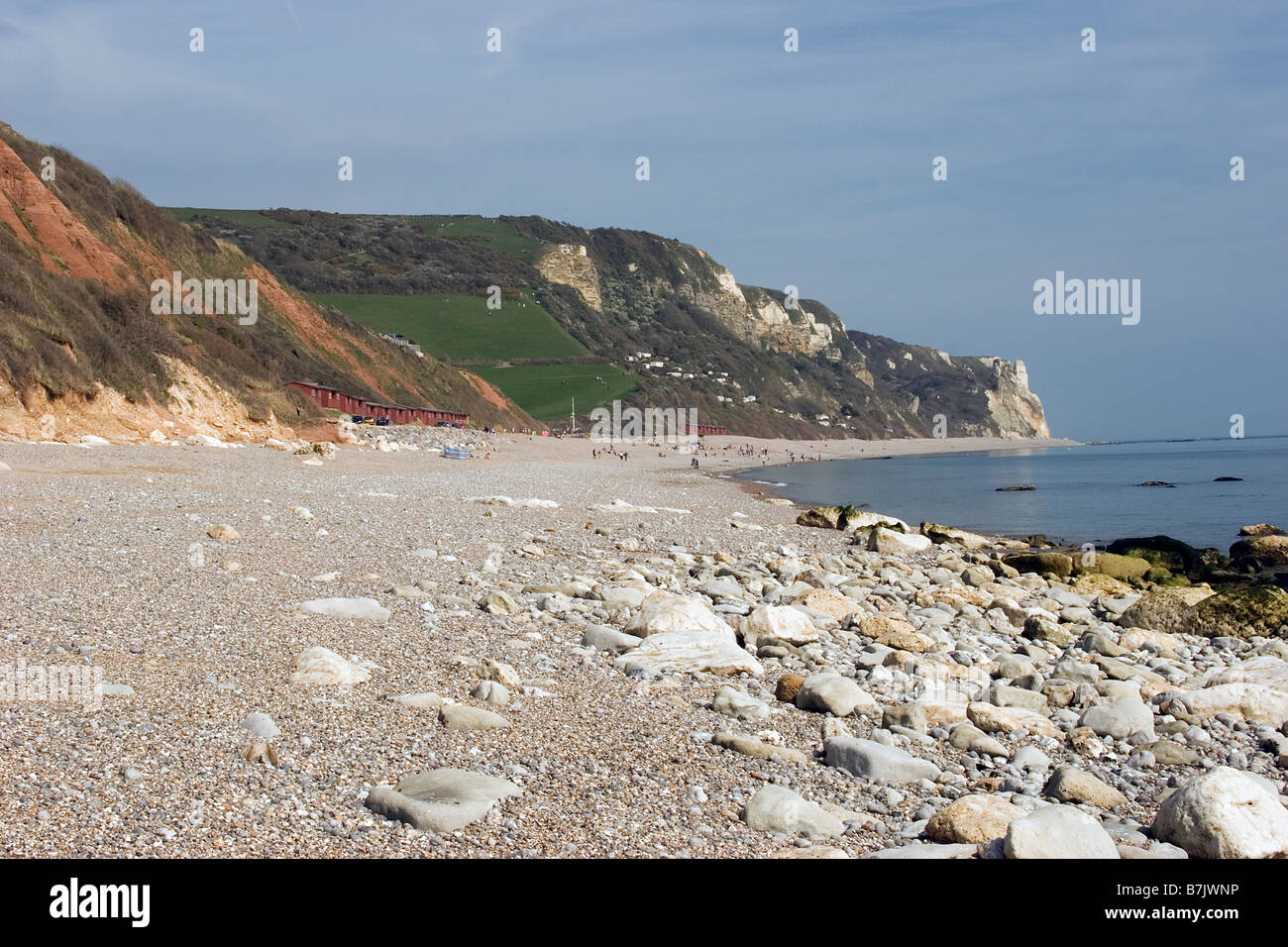 Branscombe cliff hi-res stock photography and images - Alamy
