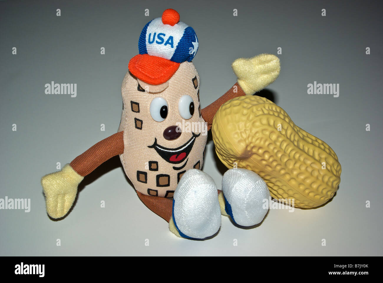 Peanut themed novelty toys Stock Photo - Alamy