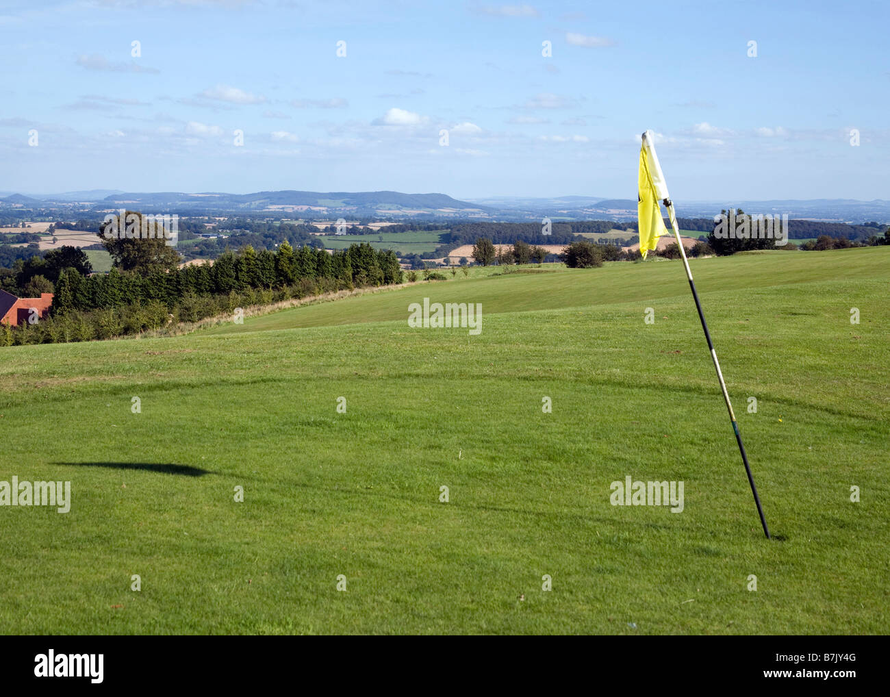 Golf course, Kington, Herefordshire Stock Photo - Alamy