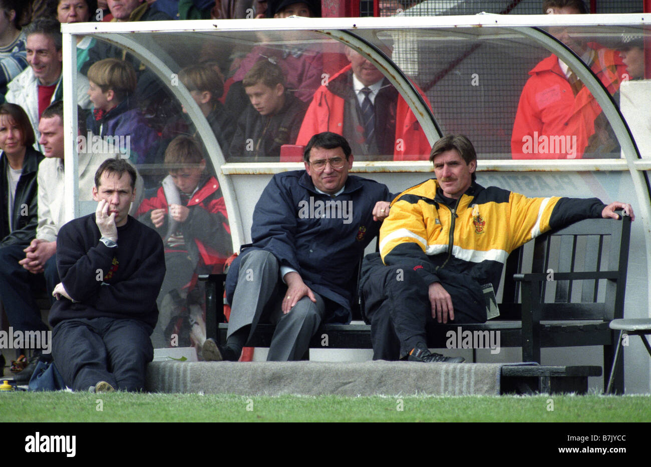 GRIMSBY V WOLVES 29 4 95 0 0 Wolves manager Graham Taylor with Steve ...