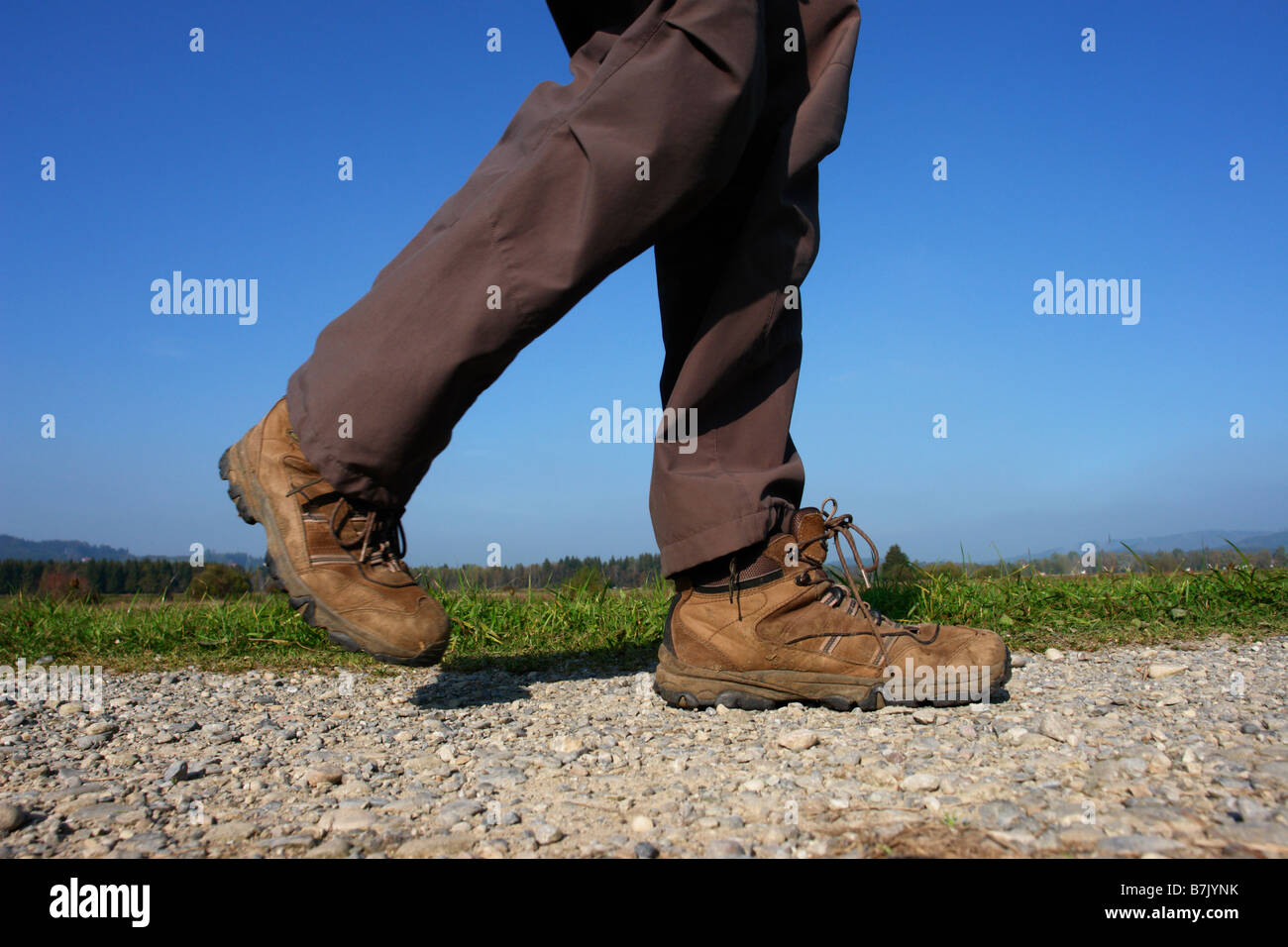 running legs on a path Stock Photo - Alamy