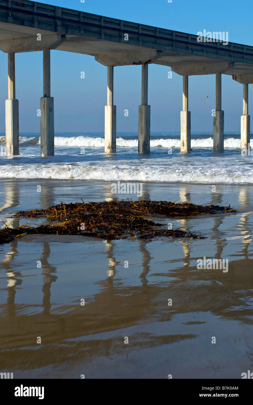 San diego beach pier shot hi-res stock photography and images - Alamy