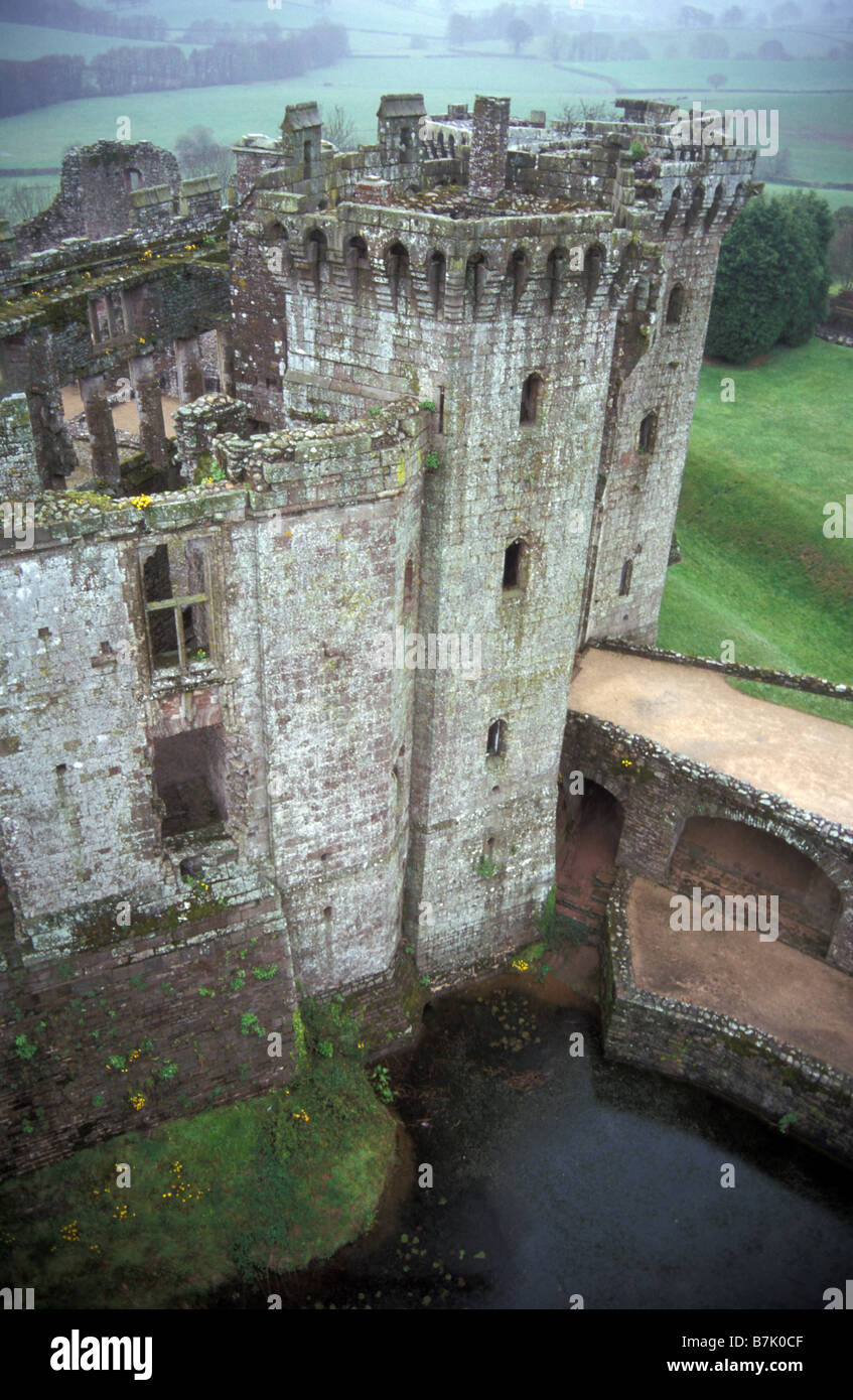 Raglan Castle Wales Stock Photo - Alamy