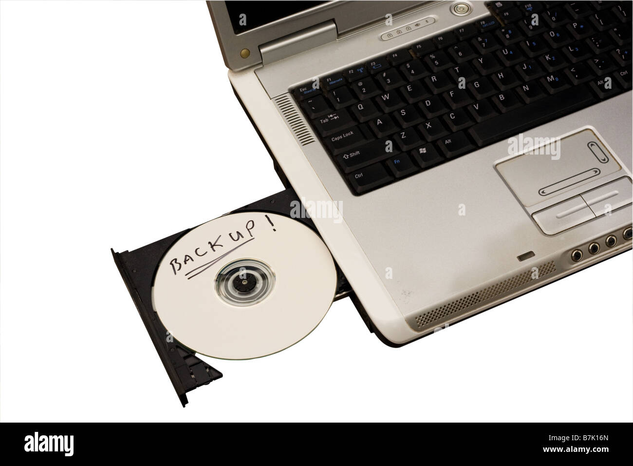 backup disk in drive of laptop computer Stock Photo - Alamy