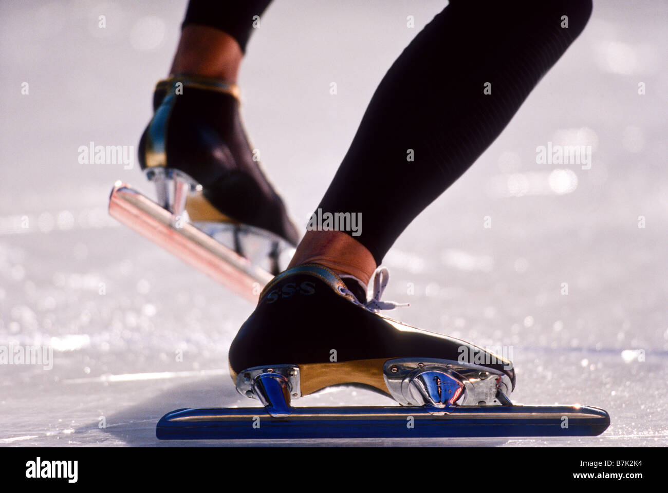Ice skaters feet hi-res stock photography and images - Alamy