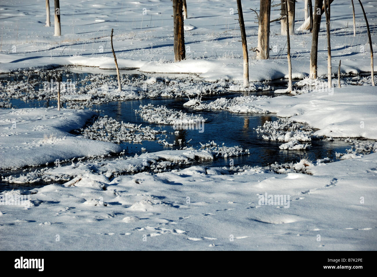 Frozen stream winter hi-res stock photography and images - Alamy