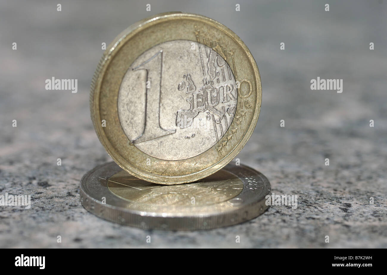 One euro coin Stock Photo - Alamy