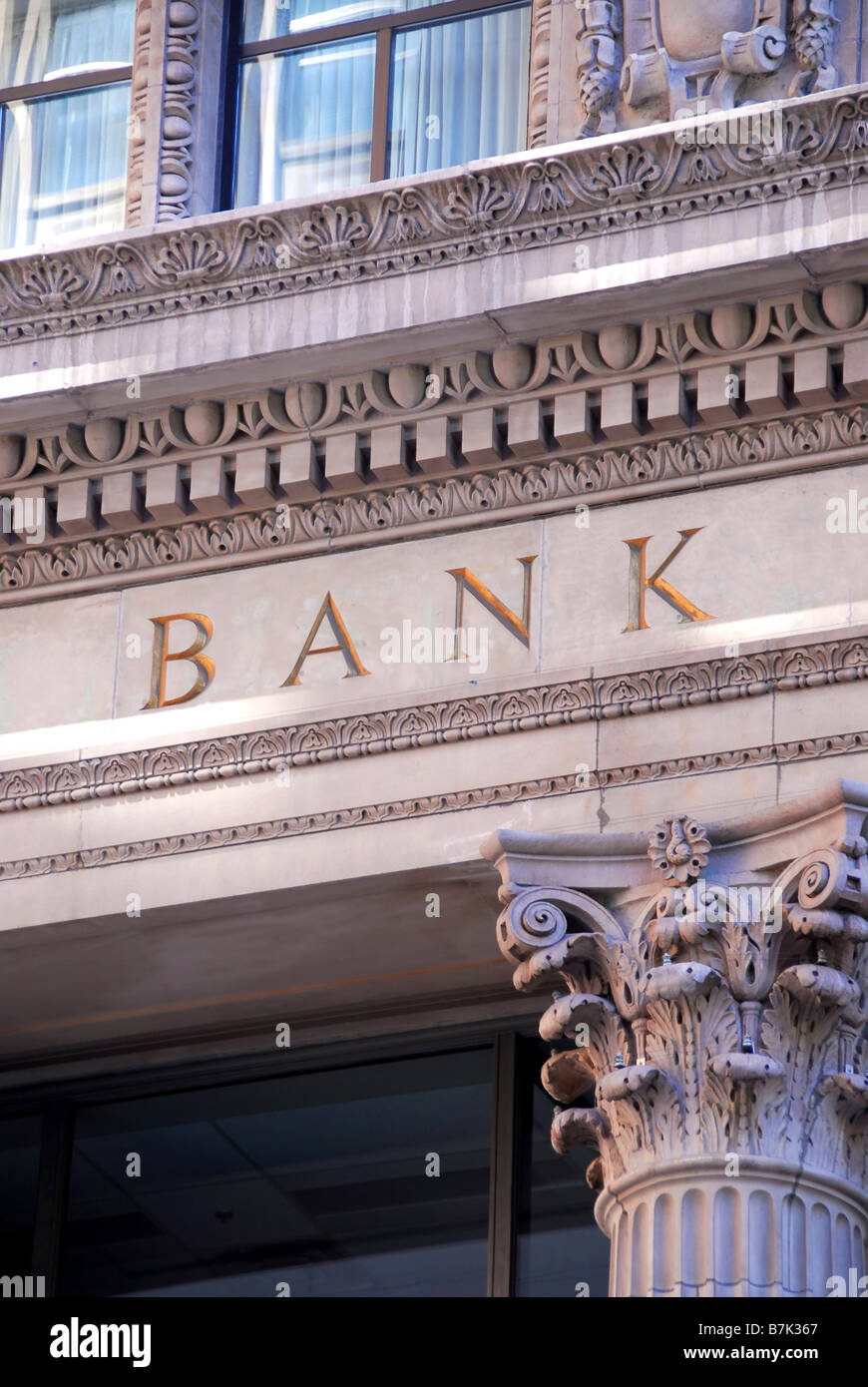 Old bank building Stock Photo - Alamy
