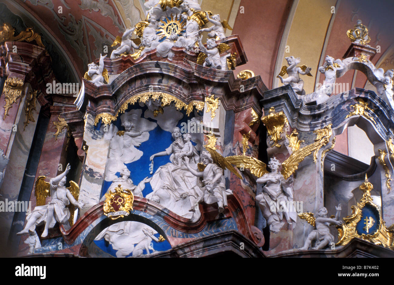 dominican church holy spirit vilnius lithuania Stock Photo - Alamy
