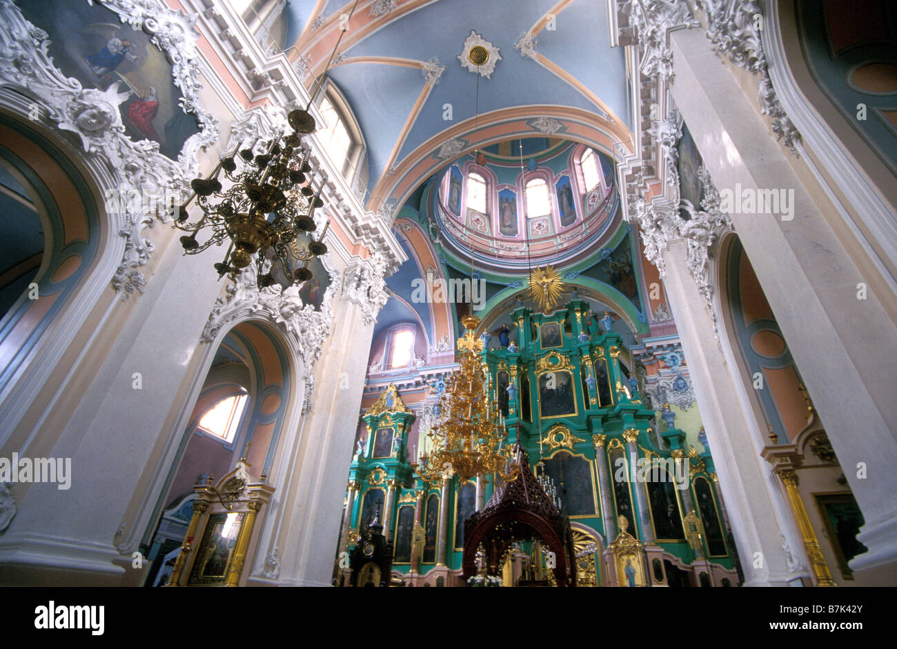 orthodox church holy spirit vilnius lithuania Stock Photo - Alamy