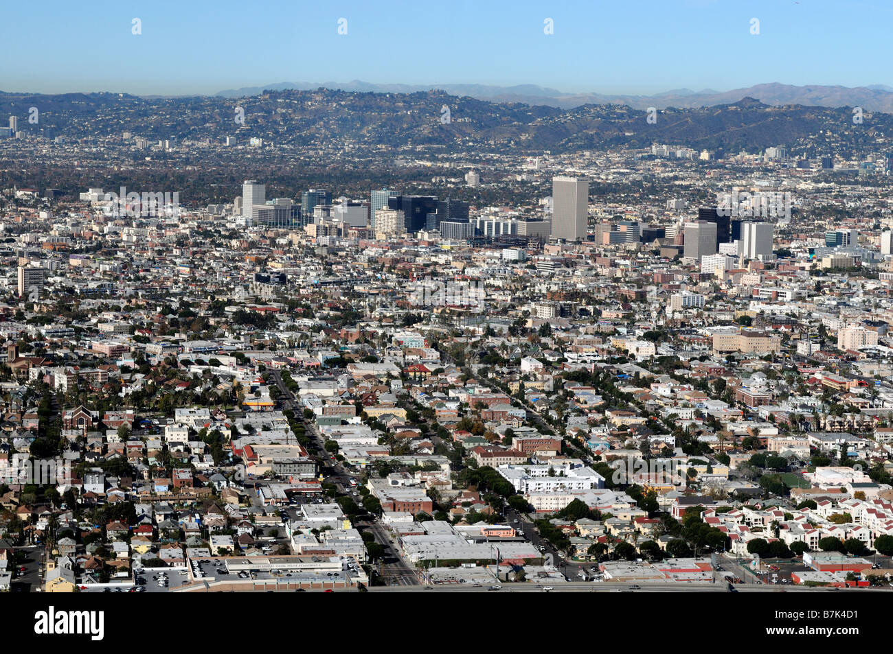 Aerial View Of Los Angeles High Resolution Stock Photography and Images ...