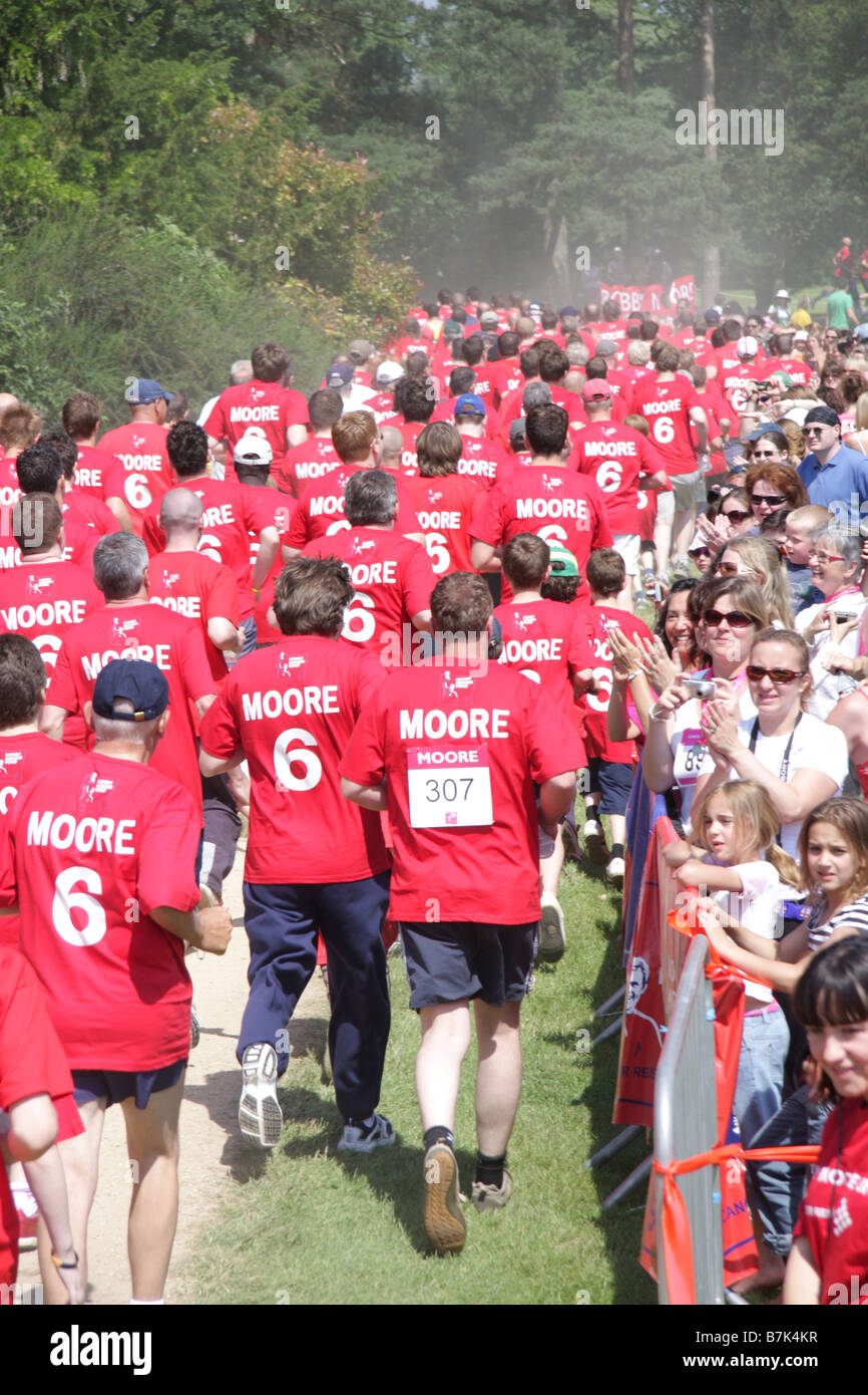 Runners at the Run for Moore charity event in Oxford 2008 Stock Photo ...