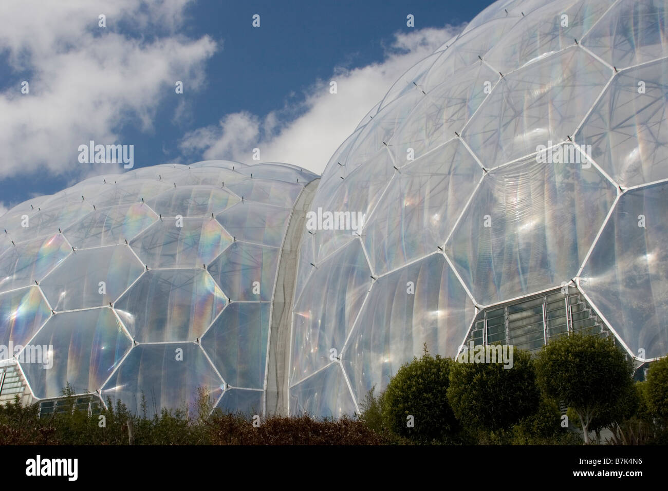 Eden project cornwall flowers sky hi-res stock photography and images ...