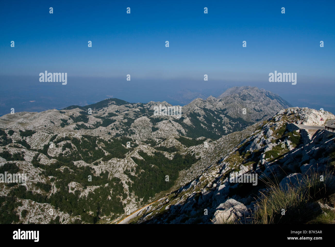 The top of Sv. Jure mountain, 1762 meters above sea level Stock Photo ...