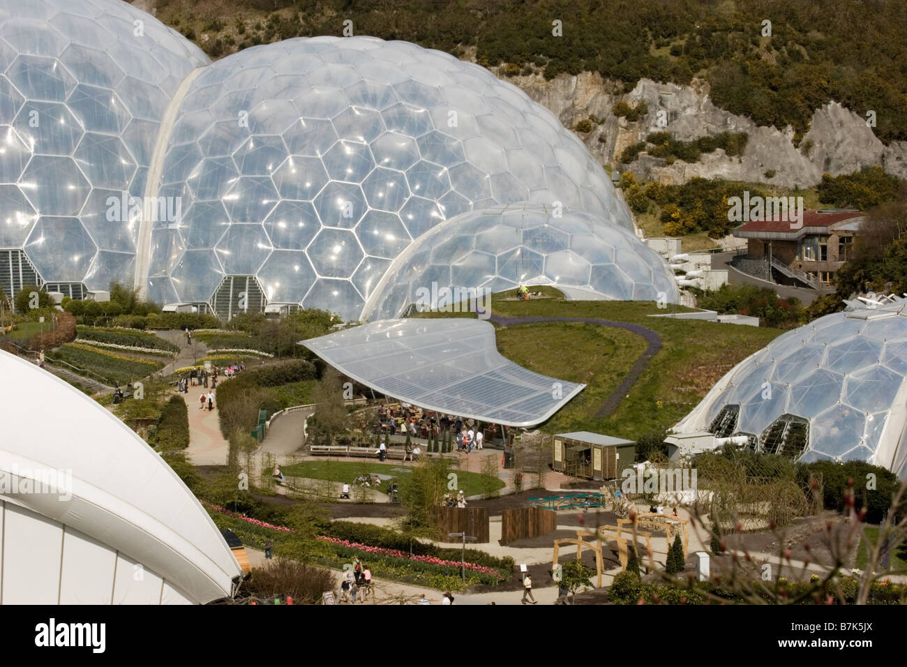 Eden Project Cornwall Flowers Sky High Resolution Stock Photography and ...