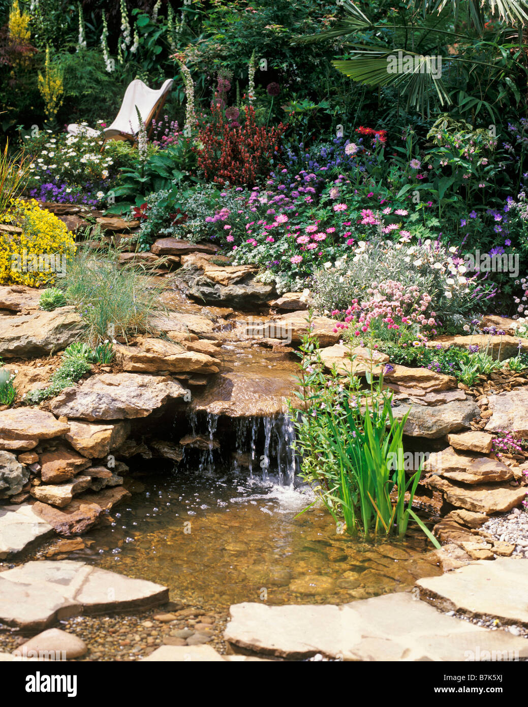 SMALL STONE LINED STREAM Stock Photo - Alamy