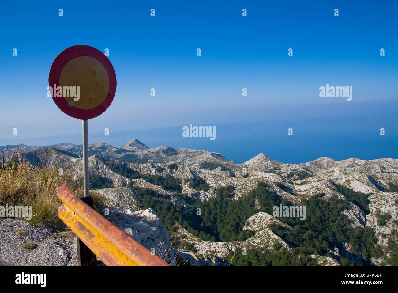 The top of Sv. Jure mountain, 1762 meters above sea level Stock Photo ...