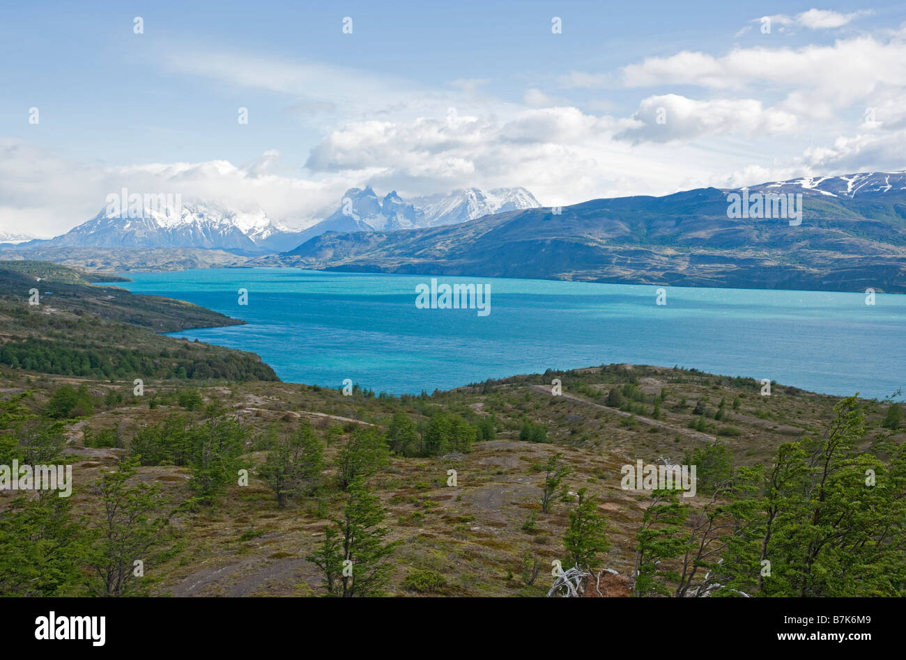Lago del Toro in Torres Del Paine National Park Stock Photo - Alamy