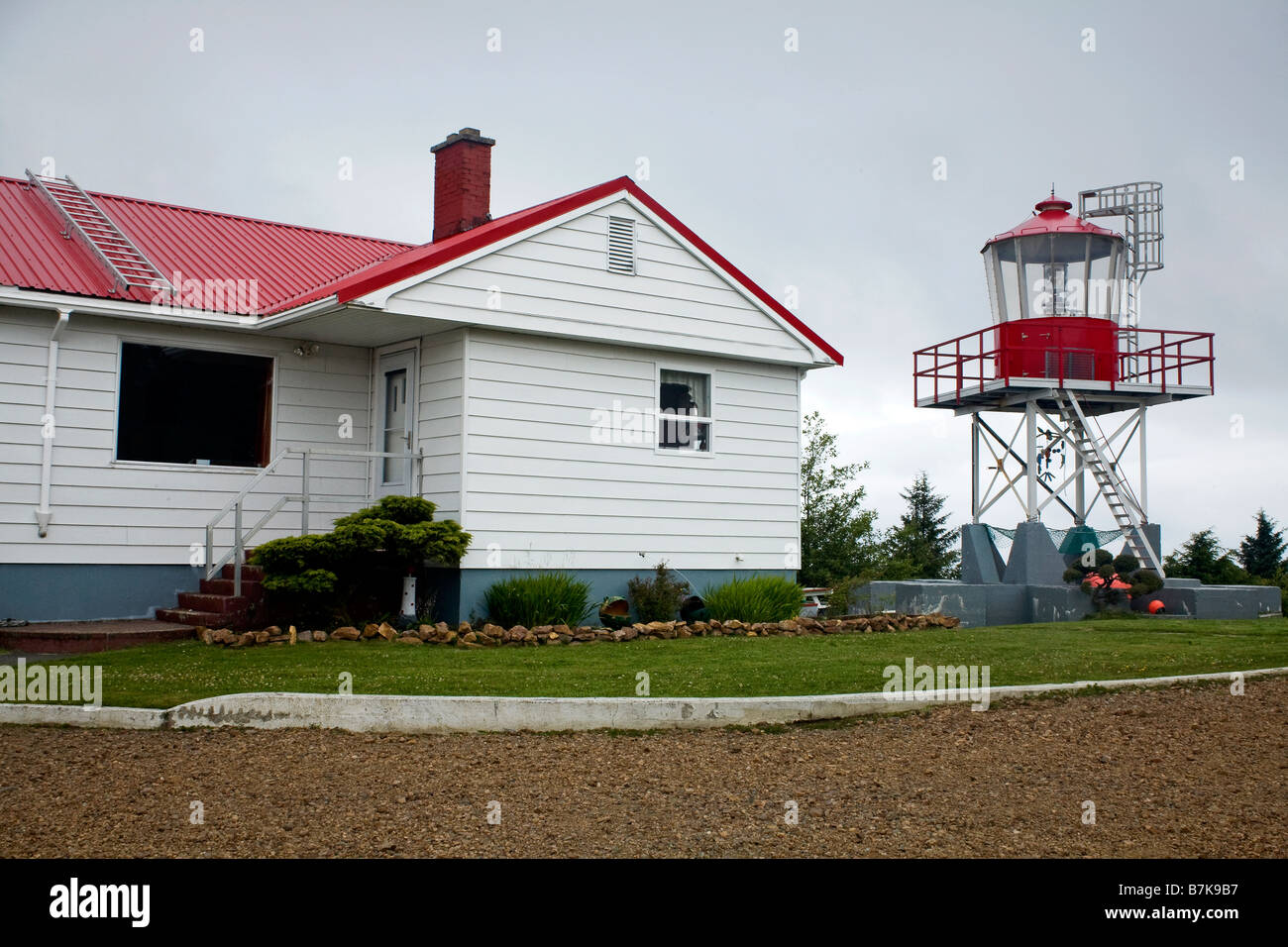 BRITISH COLUMBIA - Cape Scott Lighthouse in Cape Scott Provincial Park ...