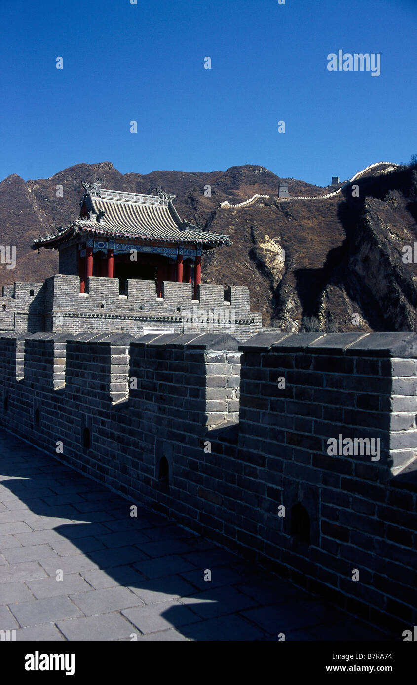 Great Wall of China Entrance gate Wall Fort WONG YA GUAN PASS CHINA ...