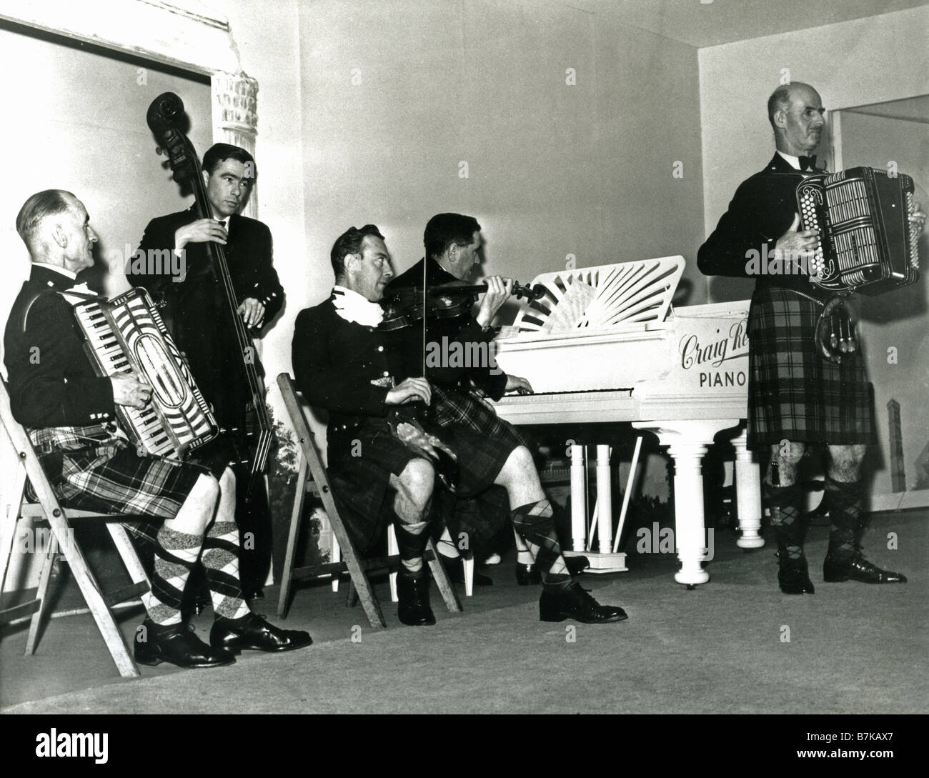 JIMMY SHAND AND HIS BAND Scottish group in September 1960 Stock Photo ...