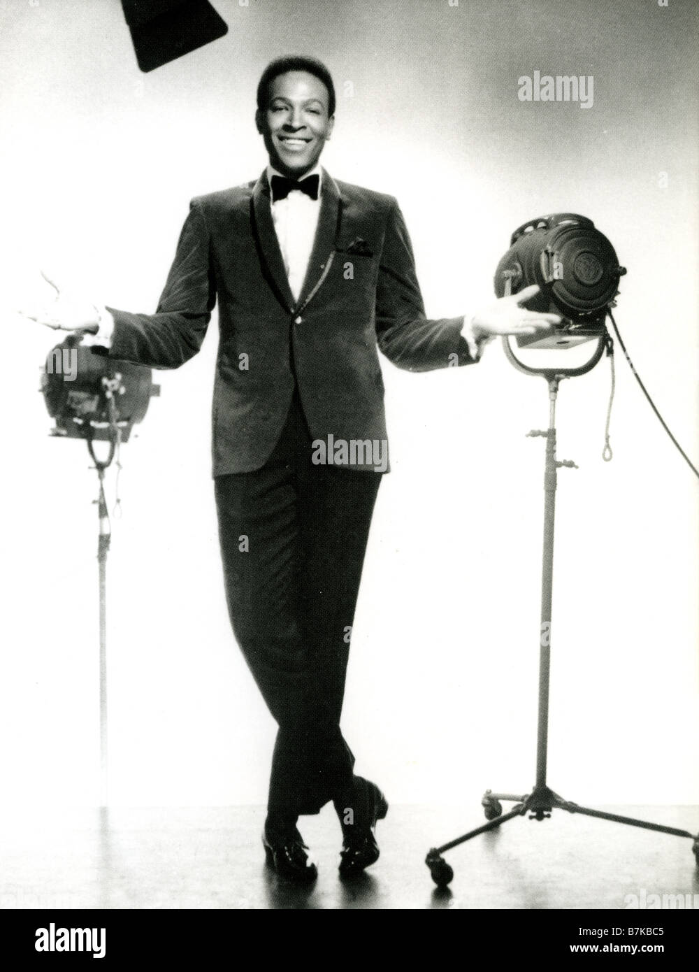 MARVIN GAYE (1939-1984) Promotional photo of US singer about 1964 Stock ...