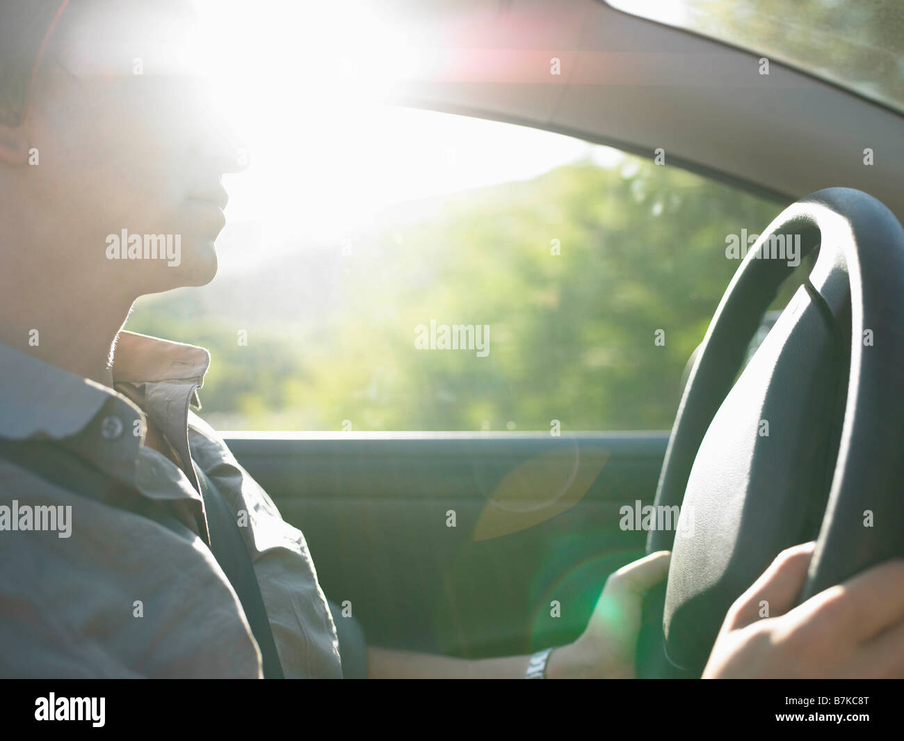 Guy Driving Convertible Side Road High Resolution Stock Photography and ...