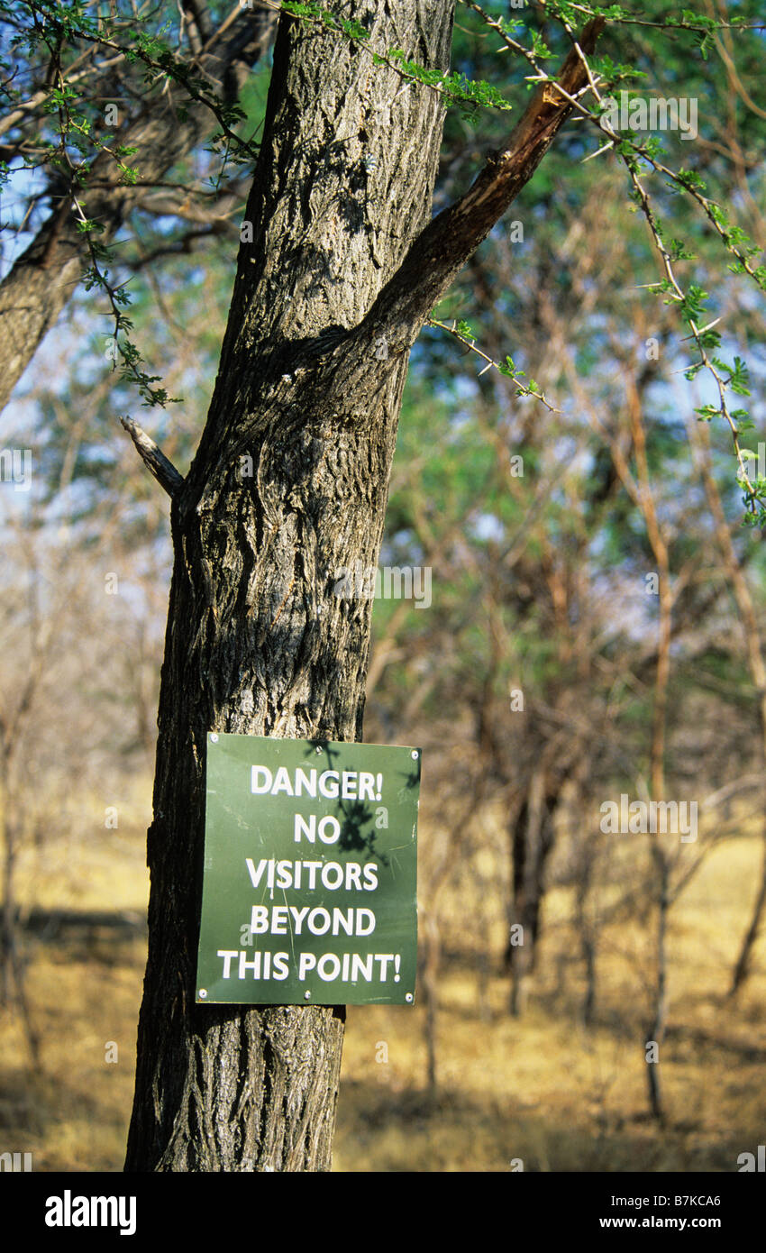 Sign, information, Marakele National Park, Limpopo, South Africa, close ...