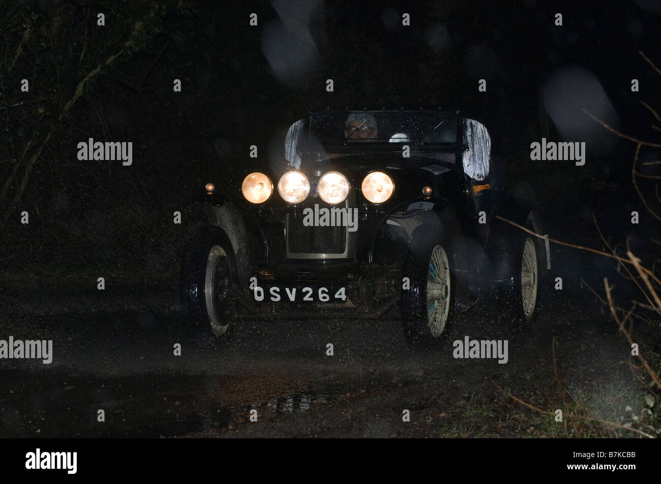 VSCC Measham Overnight Rally January 2009 Stock Photo - Alamy