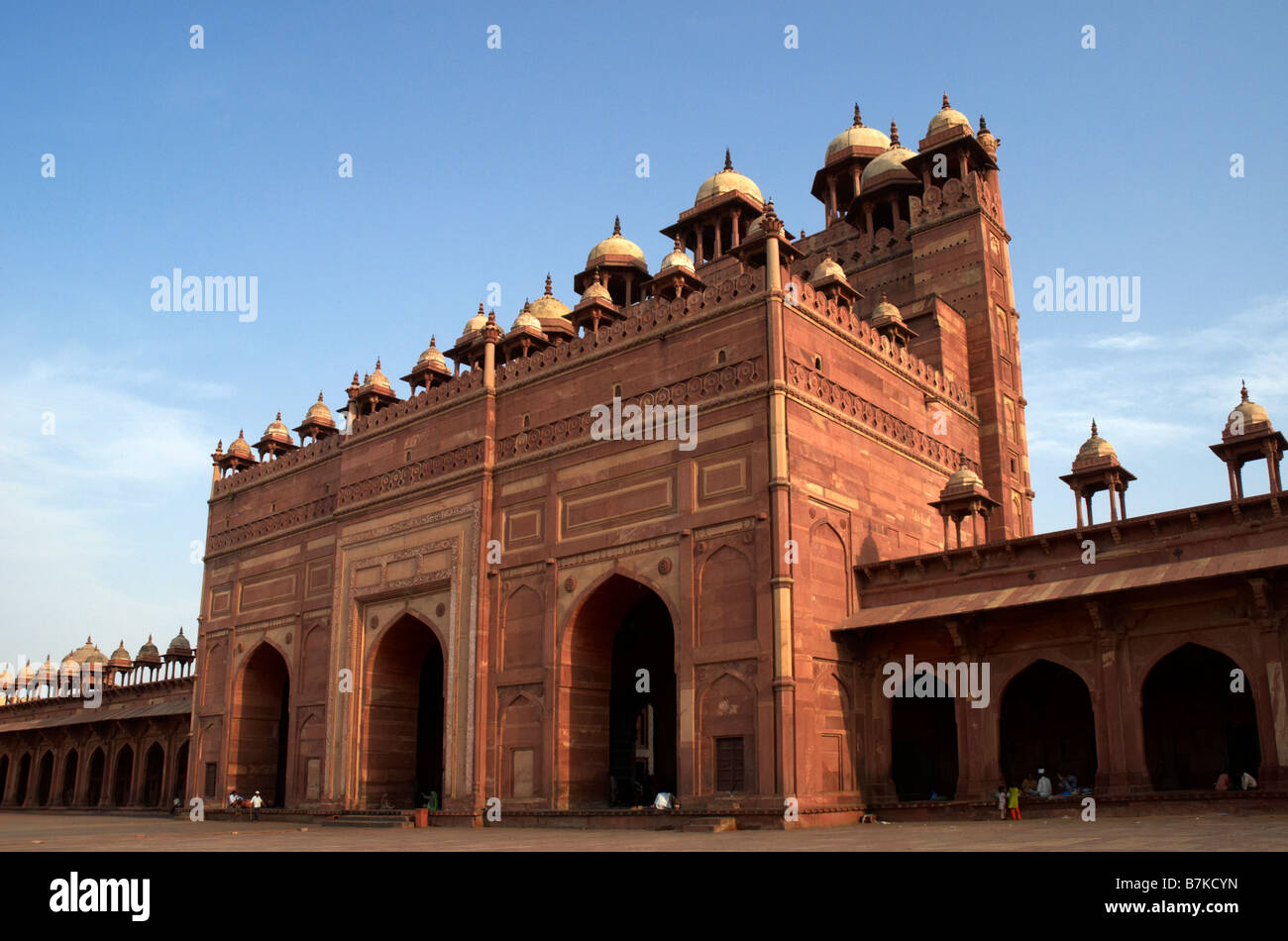 The Buland Darwaza (Victory Gate) in the magnificent abandoned city of ...