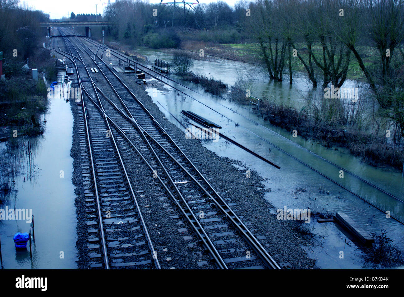 Train and floods hi-res stock photography and images - Alamy