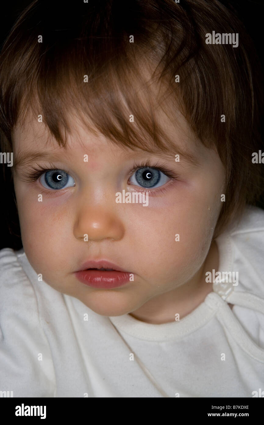 A one year old baby girl Stock Photo - Alamy