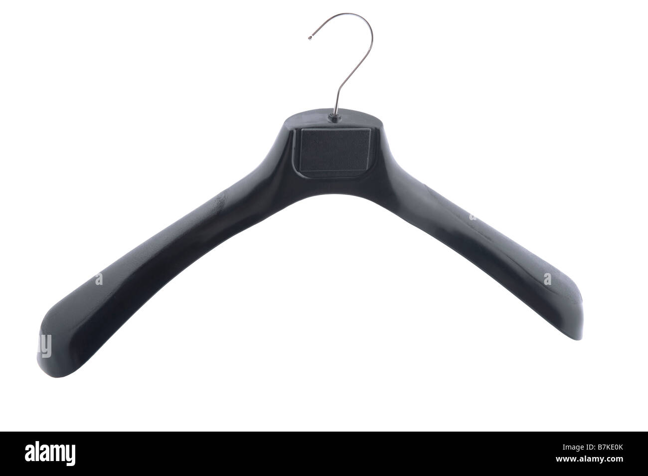object on white color plastic hanger Stock Photo - Alamy