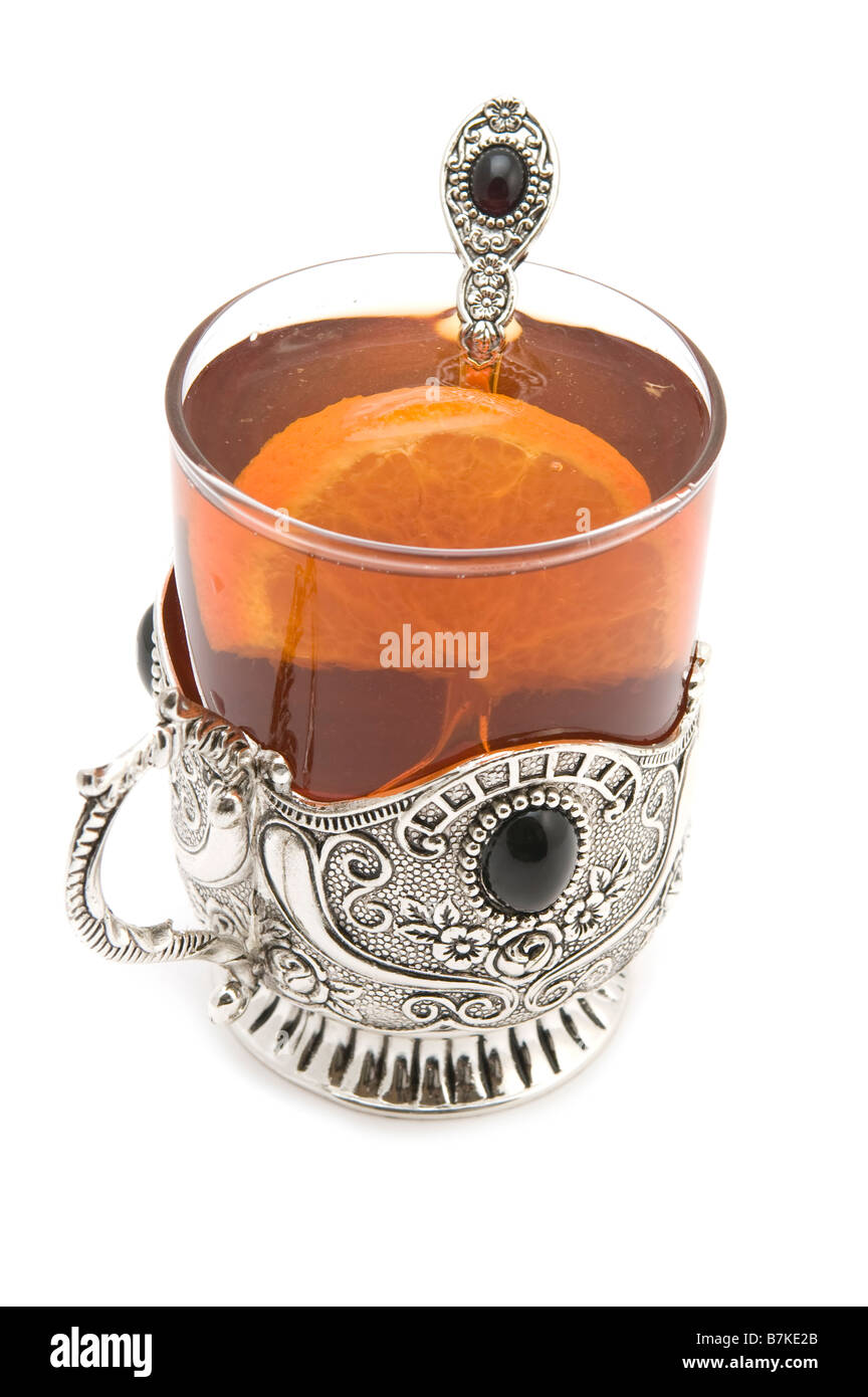 object on white cup of tea Stock Photo - Alamy