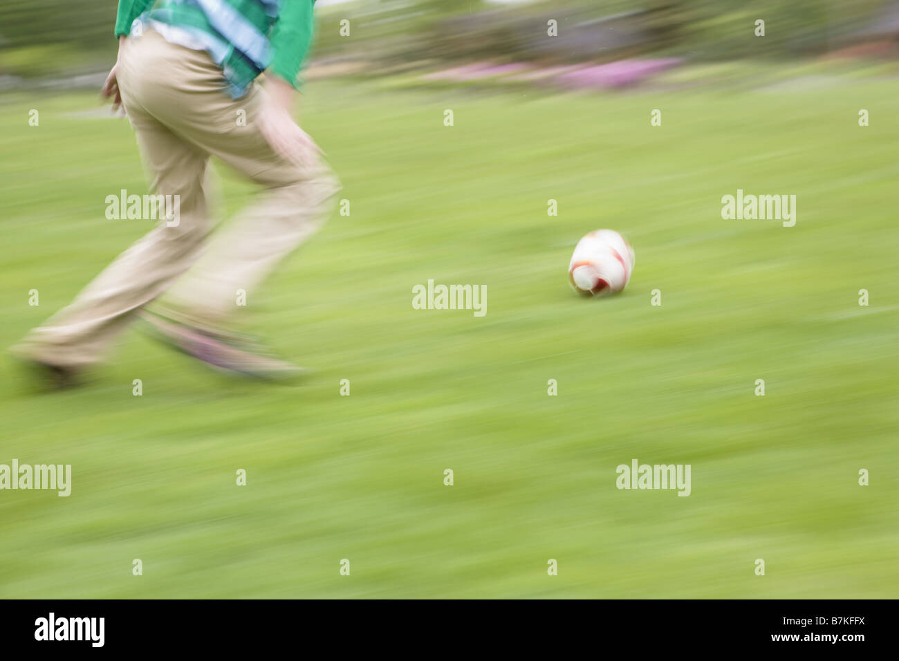 Young men leg kicking hi-res stock photography and images - Alamy